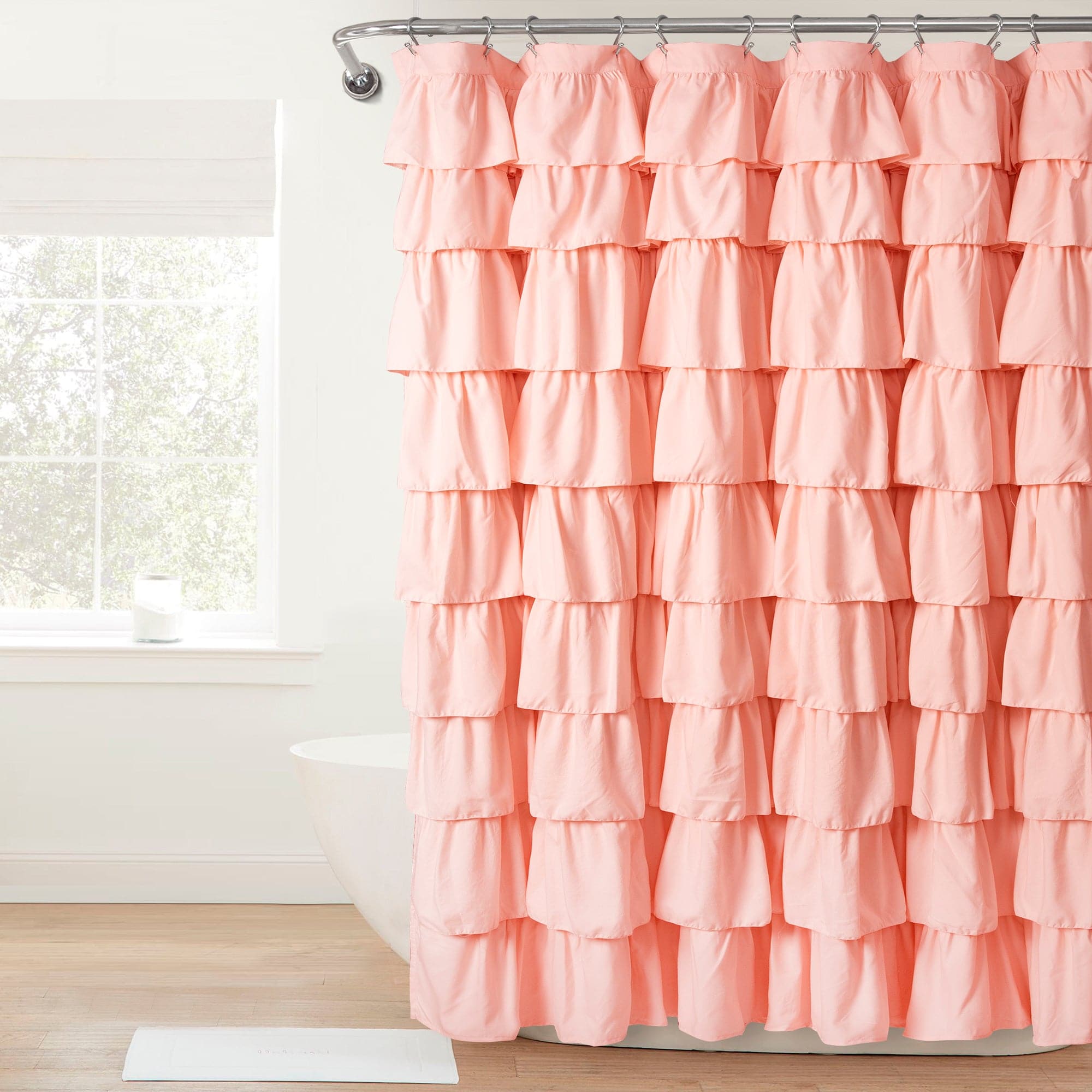 Ruffle Shower Curtain: Stylish Ruffle Shower Curtain Collection – LushDecor