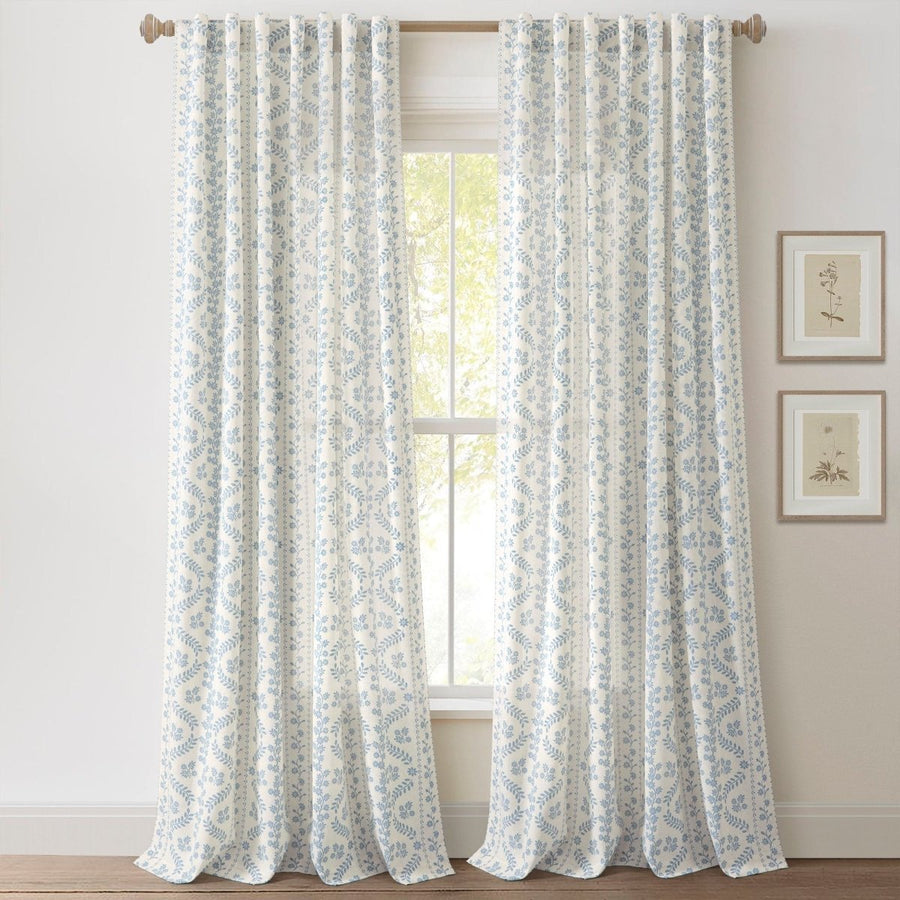 Doreen Delicate Floral Window Curtain Panel Set | Lush Decor | www.lushdecor.com – LushDecor