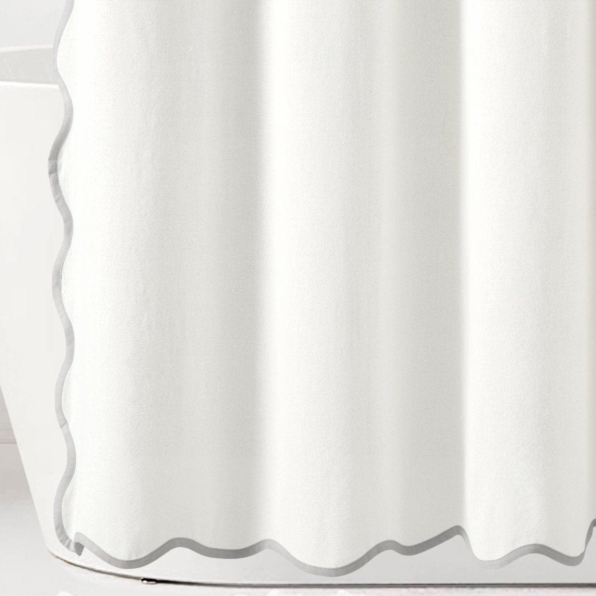 Coastal Chic Scalloped Edge Shower Curtain | Lush Decor | www.lushdecor ...