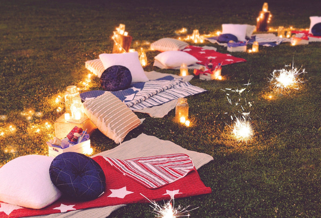 Star Reversible Cotton Patriotic Throw | Lush Decor | www.lushdecor.com ...