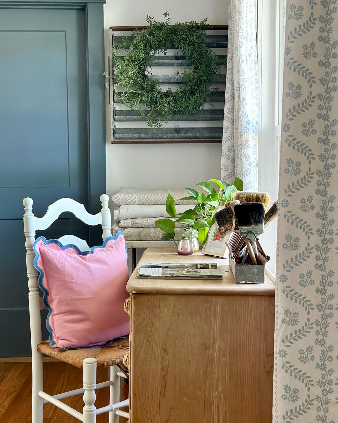 Doreen Delicate Floral Window Curtain Panel Set | Lush Decor | www ...