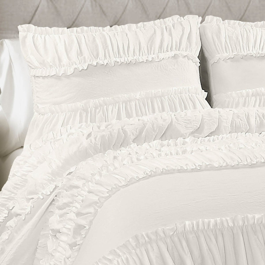 Nova Ruffle 3 Piece Comforter Set | Lush Decor | www.lushdecor.com ...