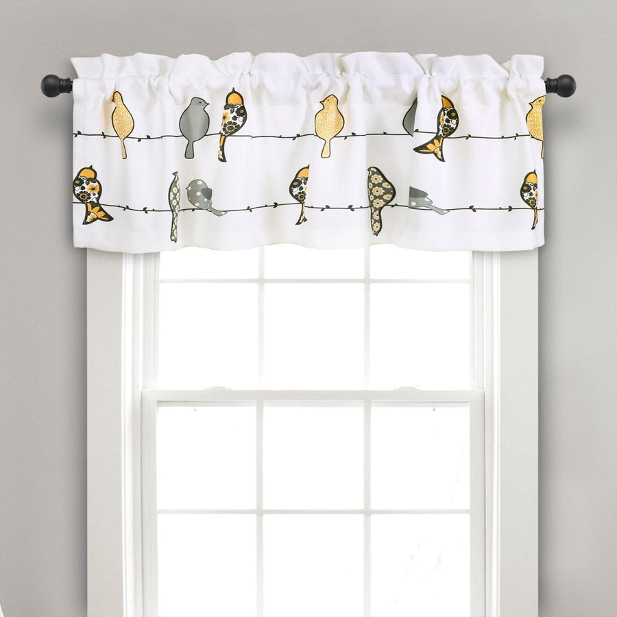 Rowley Birds Light Filtering Valance | Lush Decor | www.LushDecor.com