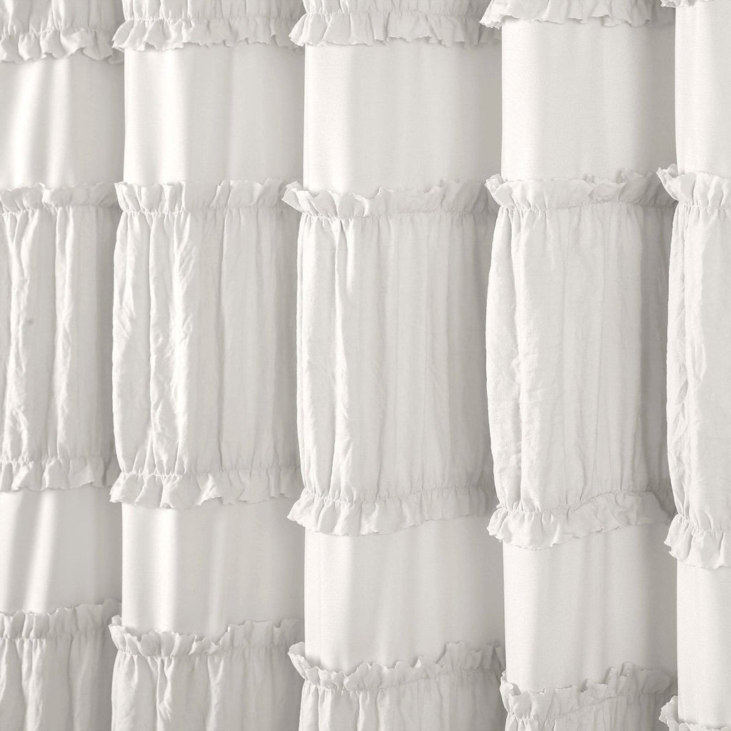 Nova Ruffle Shower Curtain | Lush Decor | www.lushdecor.com – LushDecor