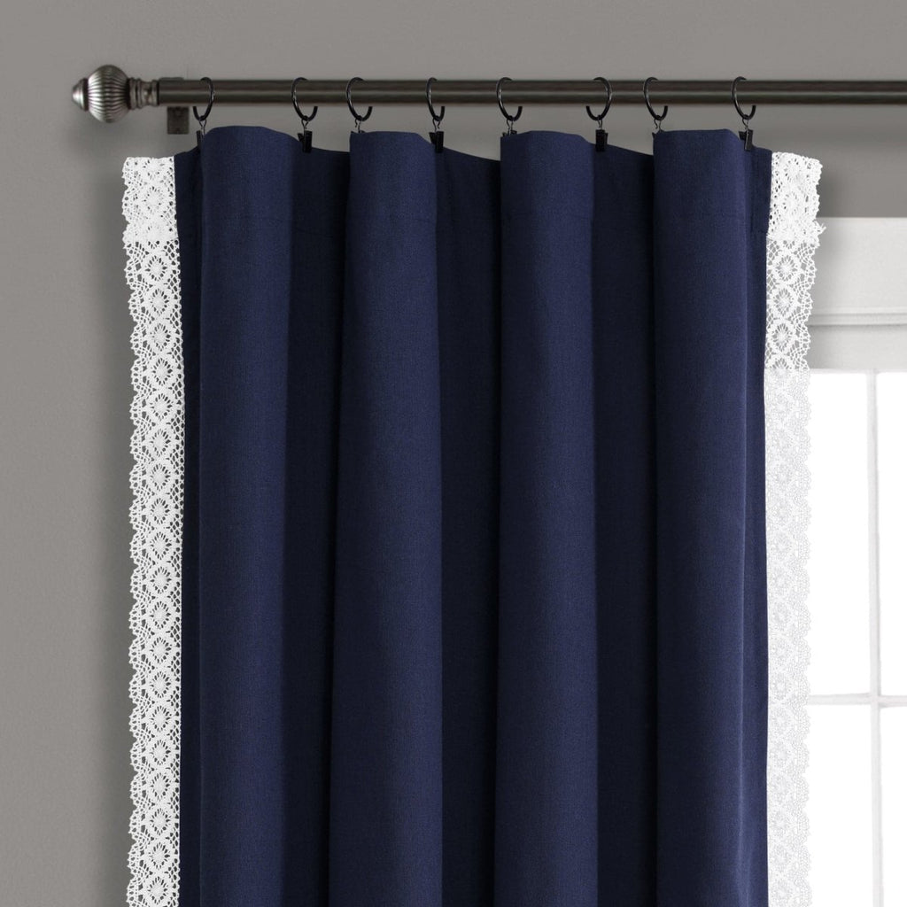 Rosalie Faux Linen Window Panel Set | Lush Decor | www.lushdecor.com ...