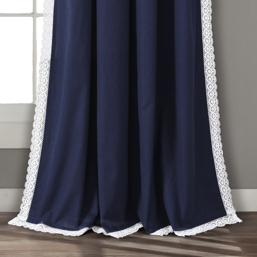 Rosalie Faux Linen Window Panel Set | Lush Decor | www.lushdecor.com ...