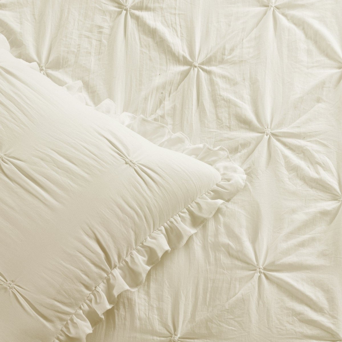 Ravello Pintuck Ruffle Skirt Bedspread Set | Lush Decor | www.lushdecor ...