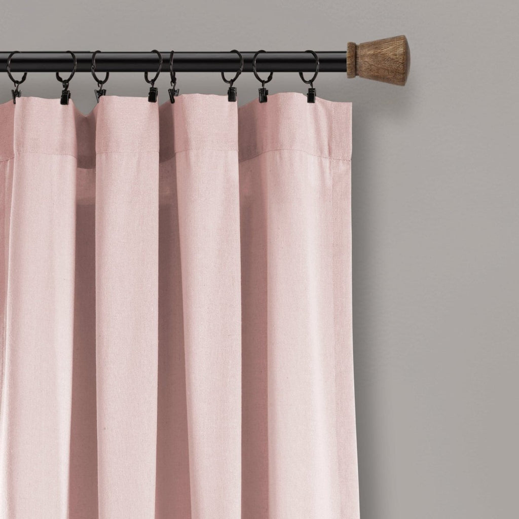 Linen Button Window Curtain Panel | Lush Decor | www.lushdecor.com ...