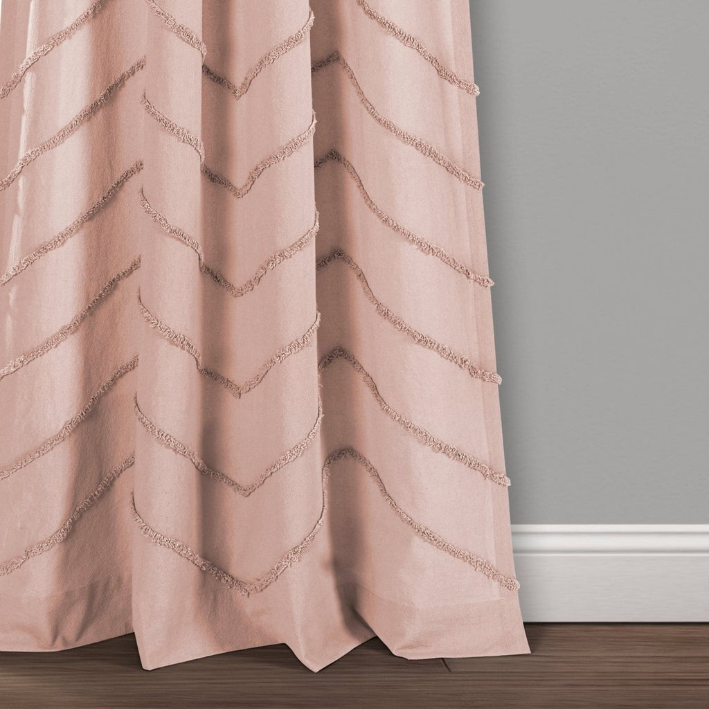 Chenille Chevron Window Curtain Panel Set | Lush Decor | www.lushdecor ...