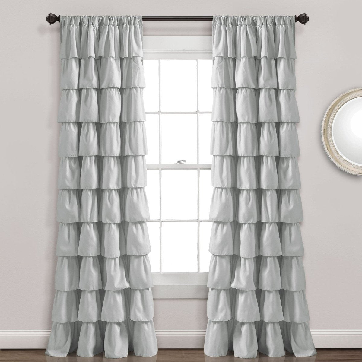 Ruffle Window Curtain Panel | Lush Decor | www.lushdecor.com – LushDecor