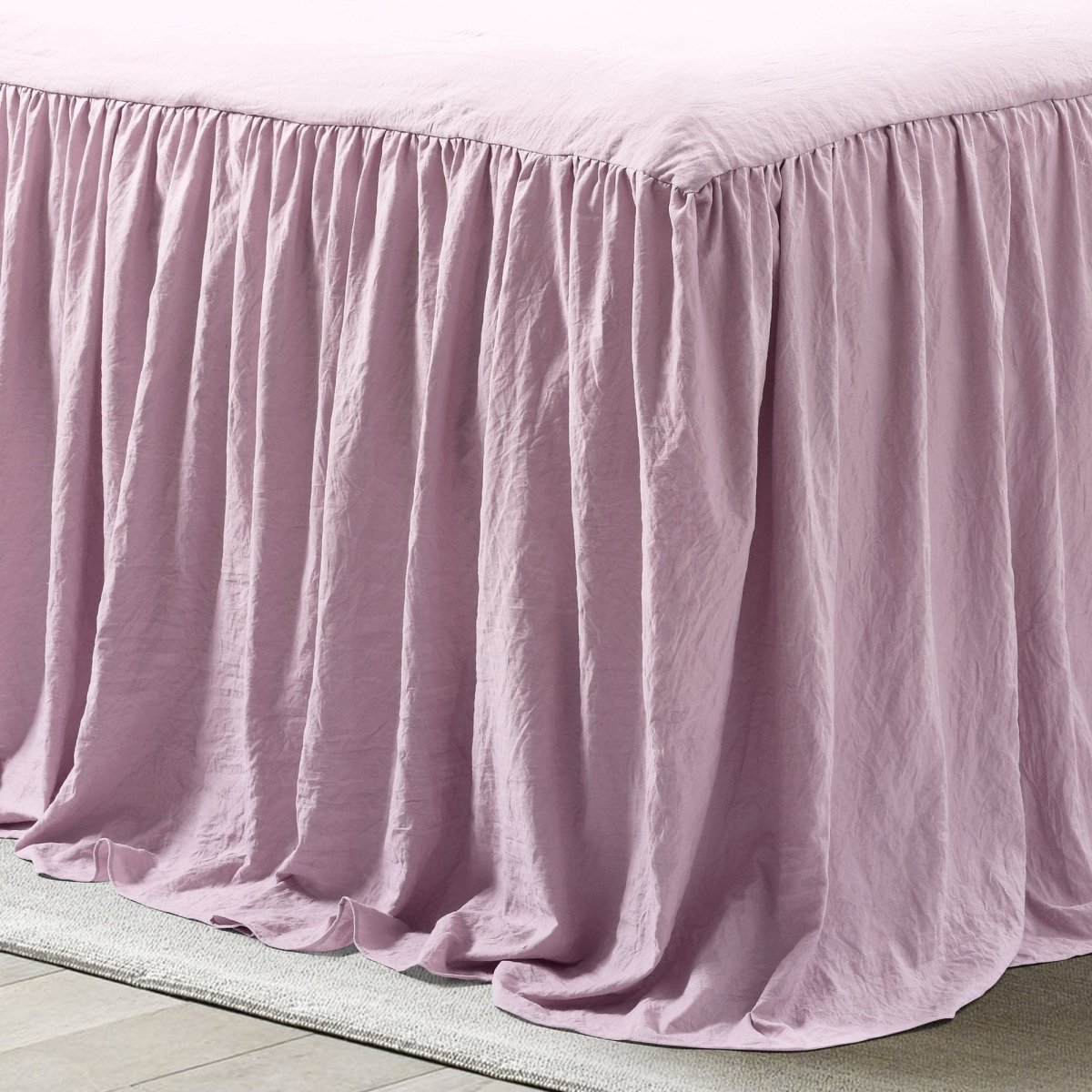 Ruffled Bedspread: Stylish Ruffle Skirt Bedspread Set At Lush Decor ...