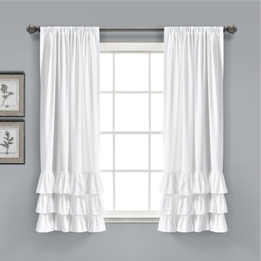 Allison Ruffle Window Curtain Panel Set | Lush Decor | www.lushdecor ...