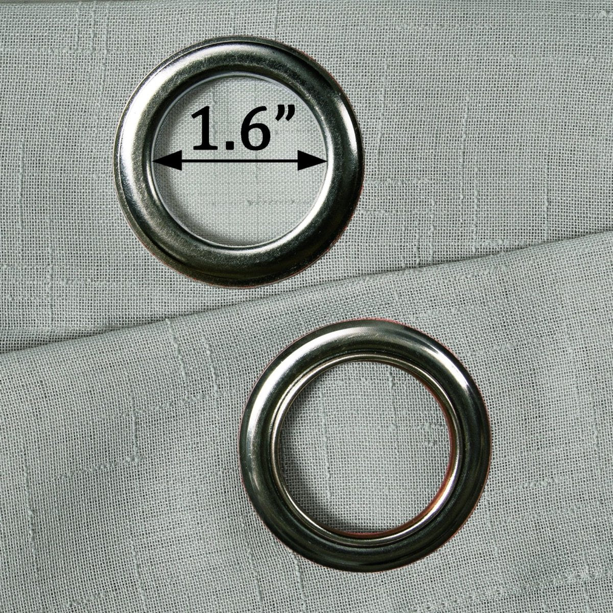 Bridie Grommet Sheer Window Curtain Panel Set | Lush Decor | www ...