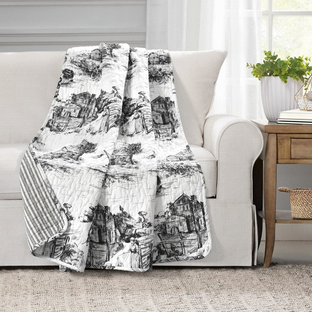French Country Toile Throw | Lush Decor | www.lushdecor.com – LushDecor