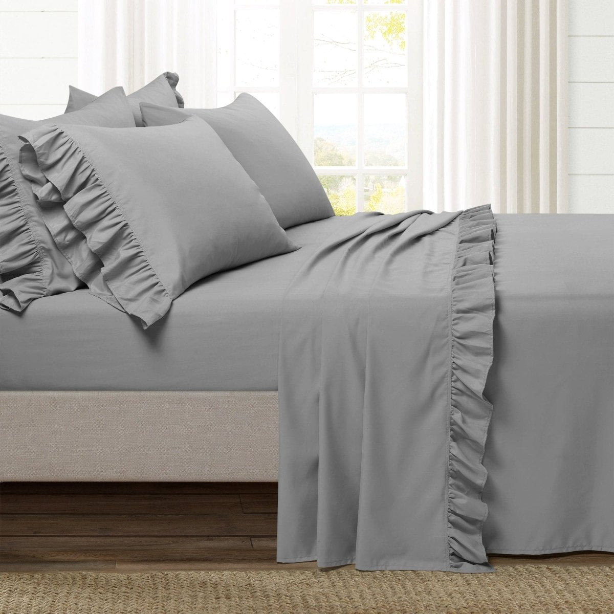 Reyna Ruffle Sheet Set | Lush Decor | www.LushDecor.com