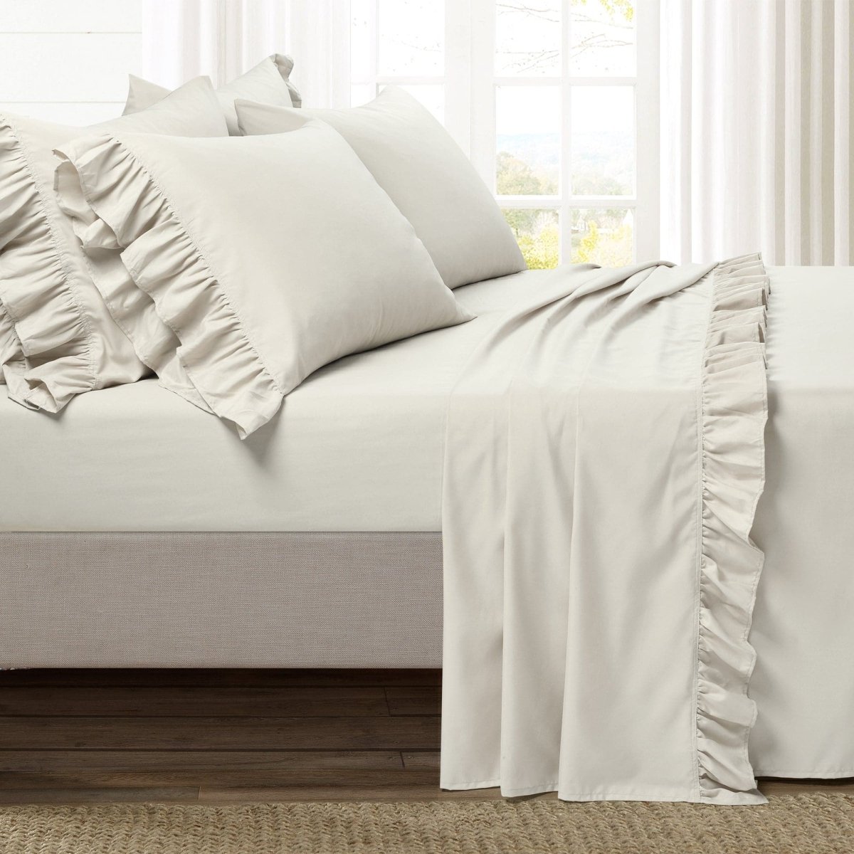 Ruffle Sheets: Shop Our Reyna Ruffle Sheet Set Today – LushDecor