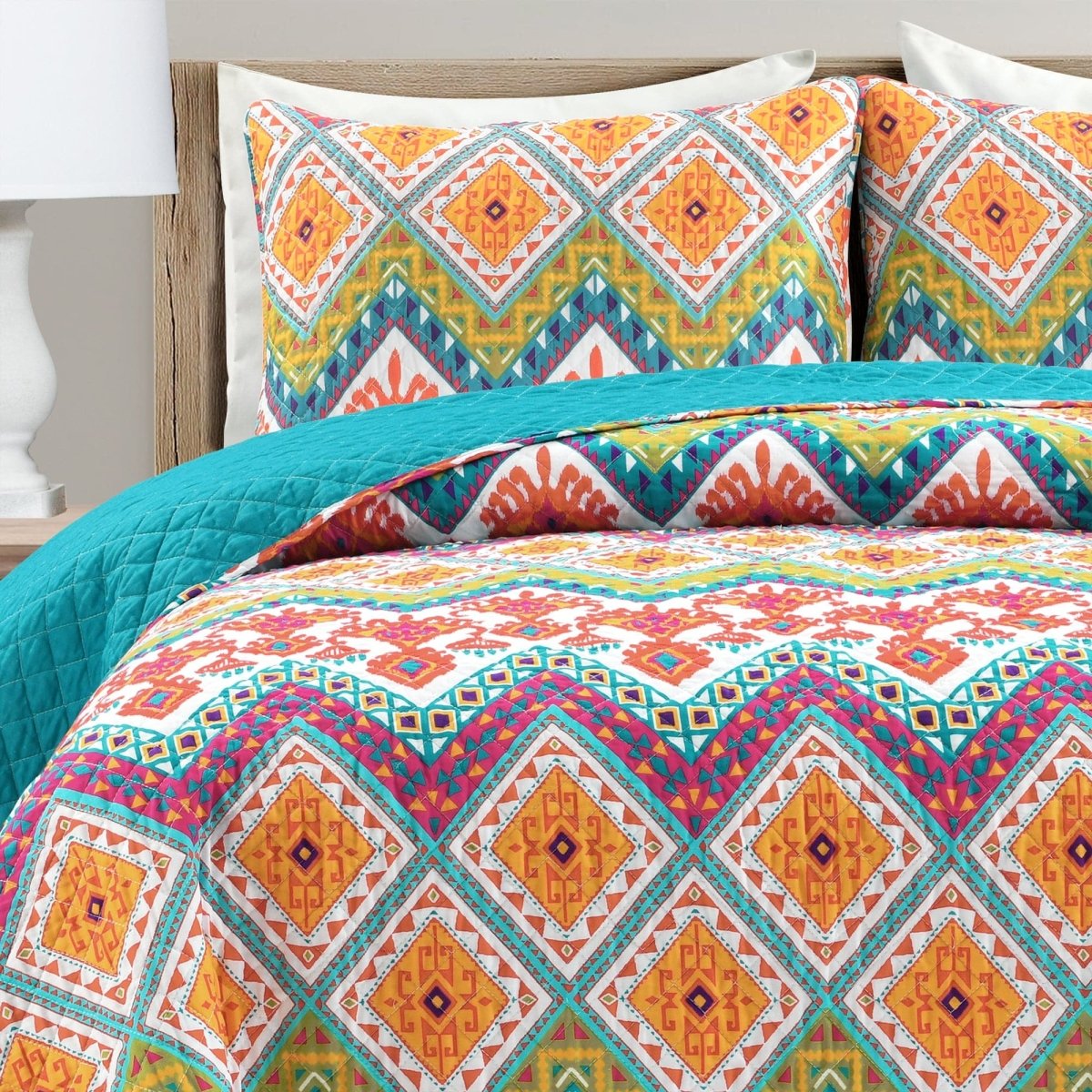 Blue Aztec Comforter
