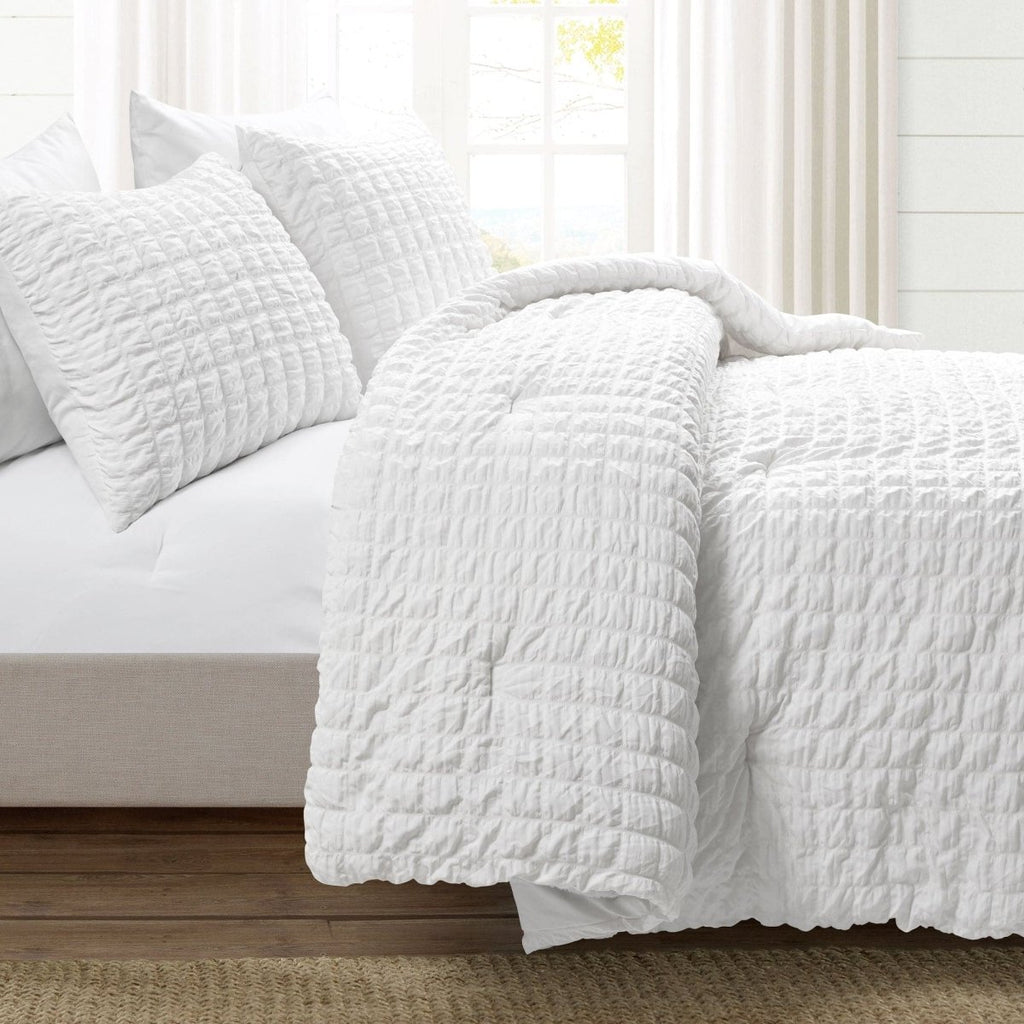 Crinkle Textured Dobby Comforter Set | Lush Decor | www.lushdecor.com ...