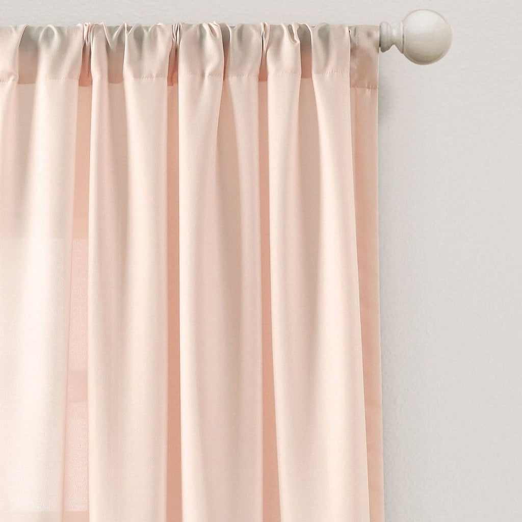 Tulle Skirt Solid Window Curtain Panel Set | Lush Decor | www.lushdecor ...