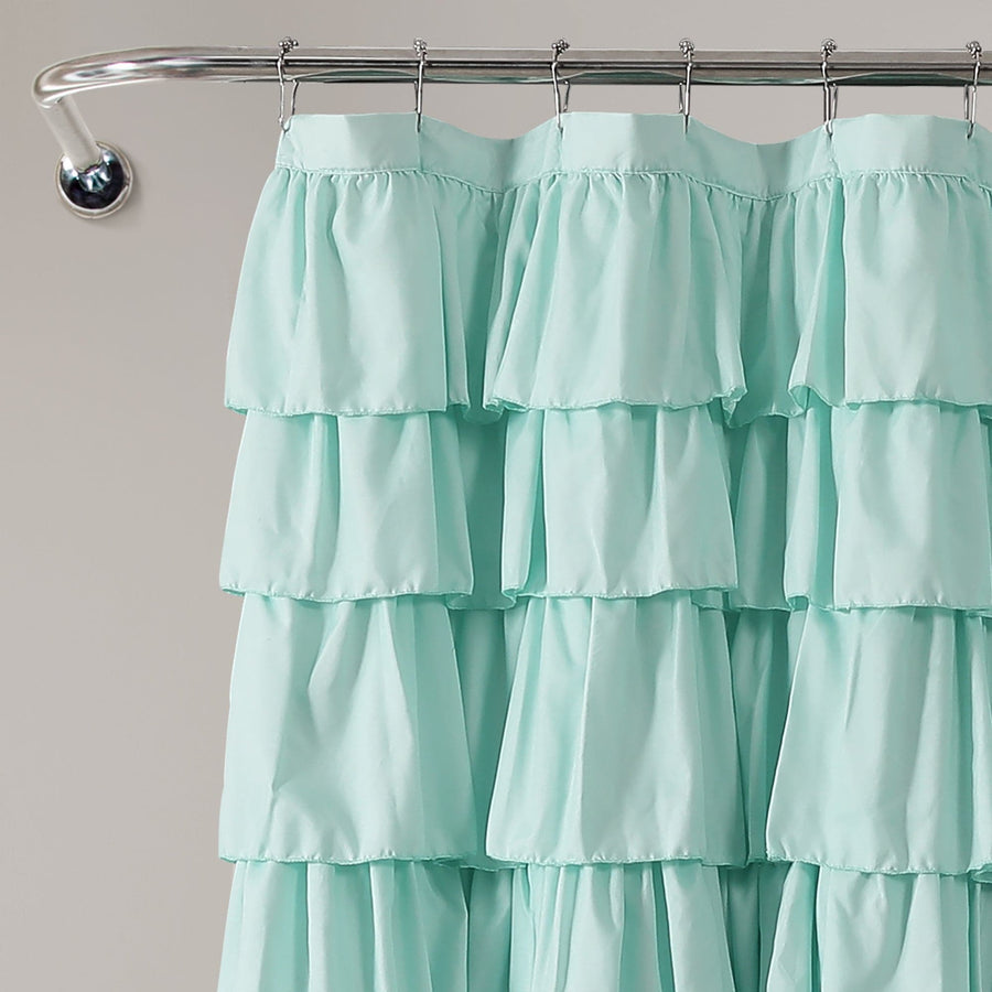 Ruffle Shower Curtain: Stylish Ruffle Shower Curtain Collection – LushDecor