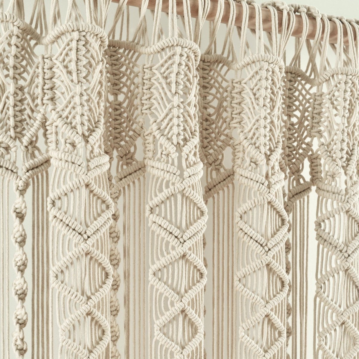 Macrame Curtains: Stylish Boho Cotton Window Curtain Collection – LushDecor