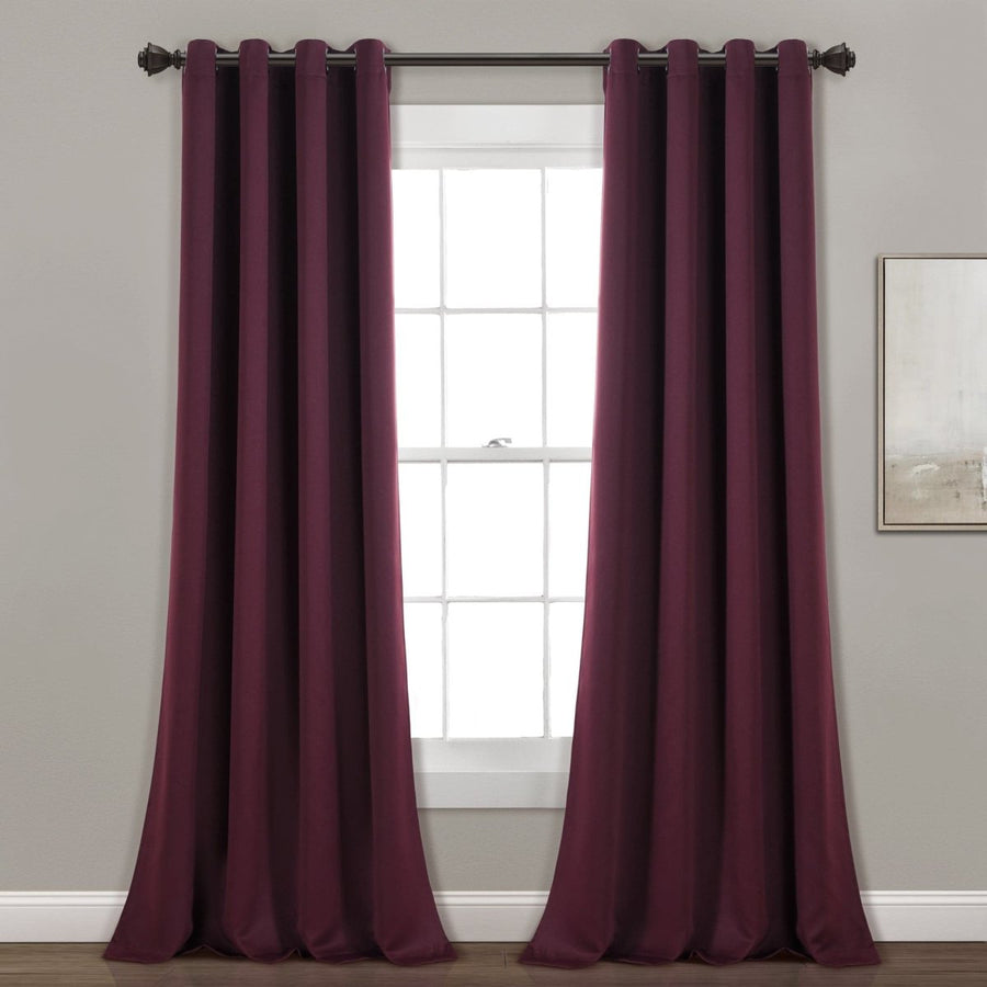 Lush Decor Insulated Grommet Blackout Window Curtain Panel Set | Lush ...