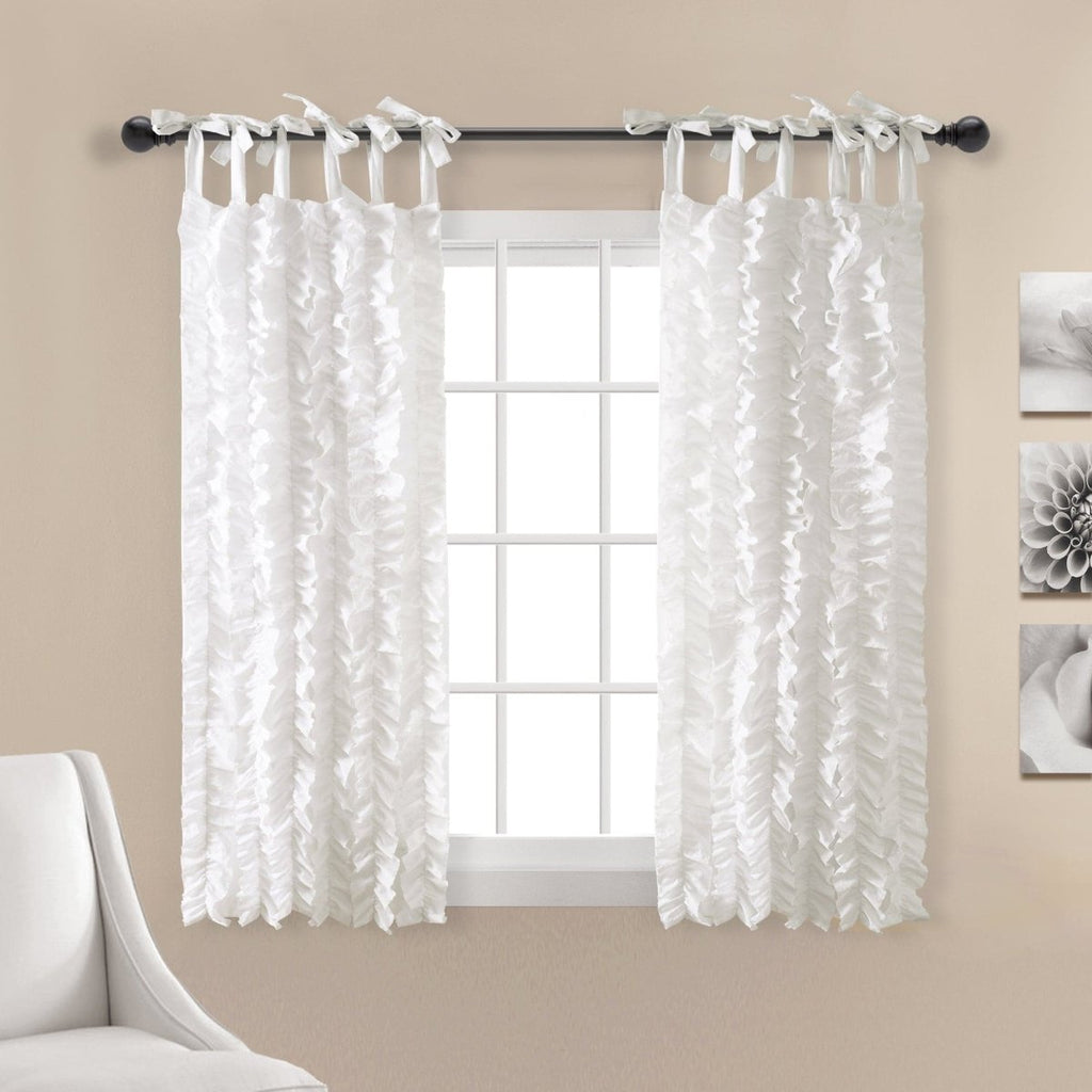 Sophia Ruffle Window Curtain Panel Set | Lush Decor | www.lushdecor.com ...
