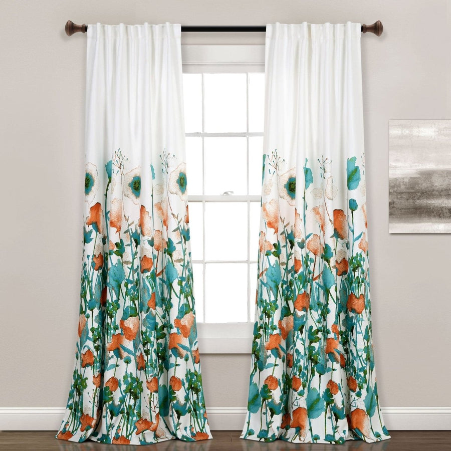 Flora Curtain Panel: Stylish Room Darkening Window Treatment – LushDecor