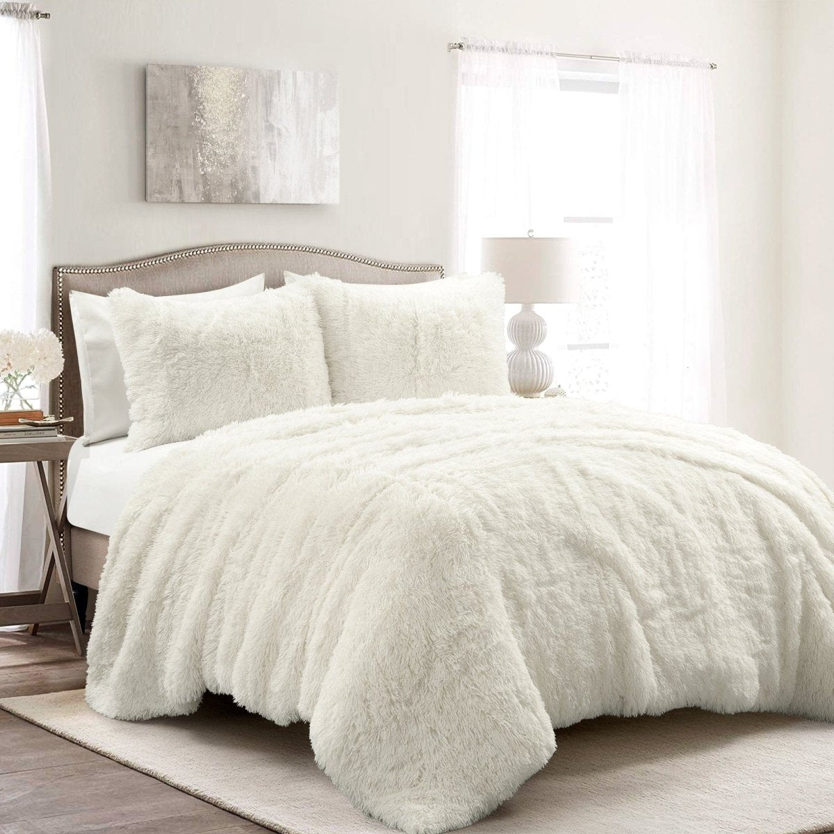 Faux Fur Comforter: Luxurious Bedding Set For Cozy Nights – LushDecor