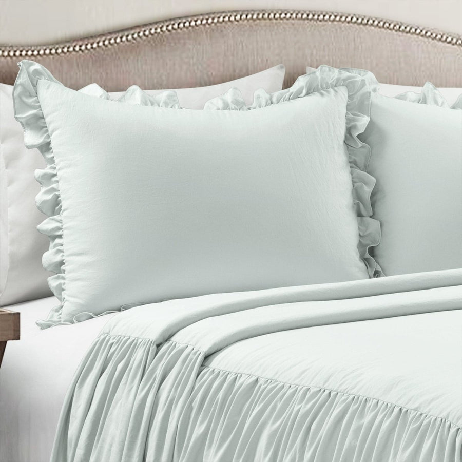Ruffled Bedspread: Stylish Ruffle Skirt Bedspread Set At Lush Decor ...