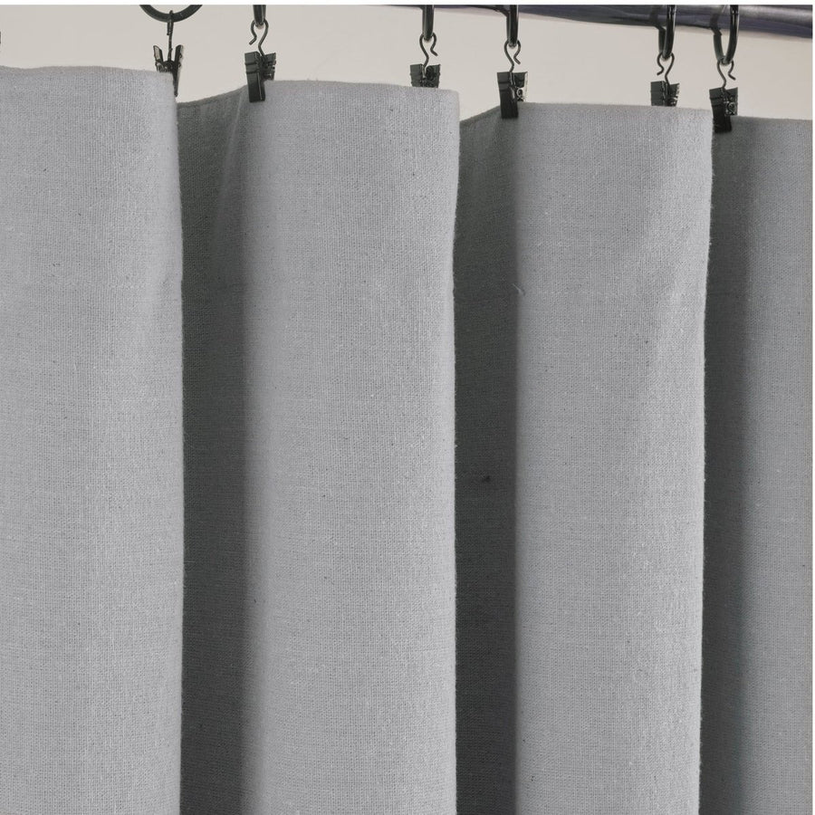 Linen Button 100% Lined Blackout Window Curtain Panel | Lush Decor ...