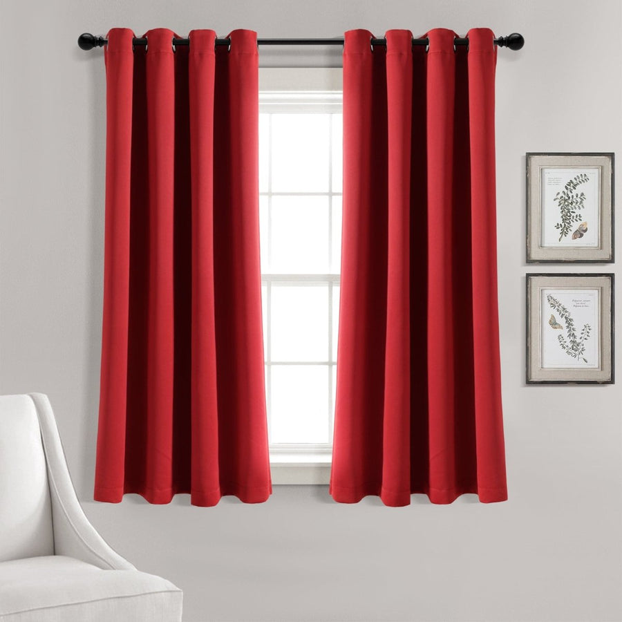 Lush Decor Insulated Grommet Blackout Window Curtain Panel Set | Lush ...