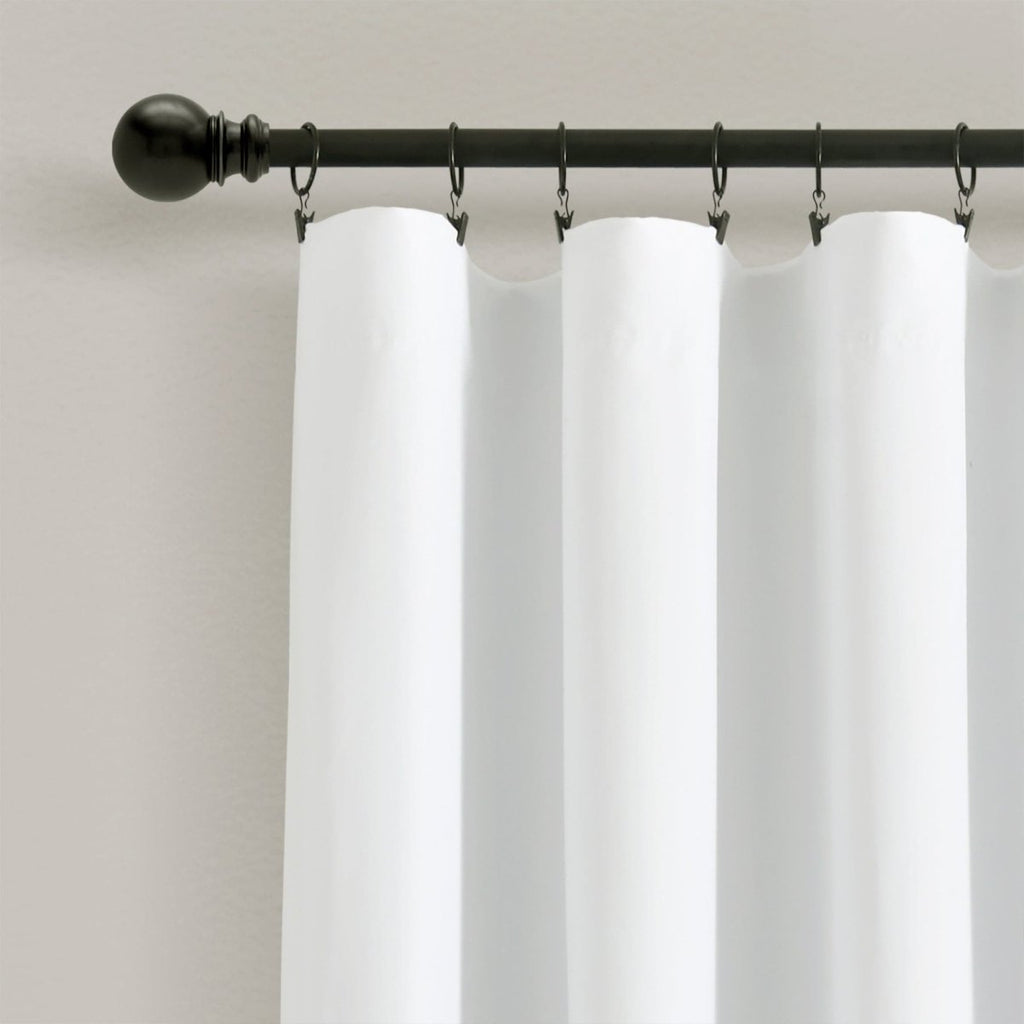 Allison Ruffle 100% Lined Blackout Window Curtain Panel | Lush Decor ...