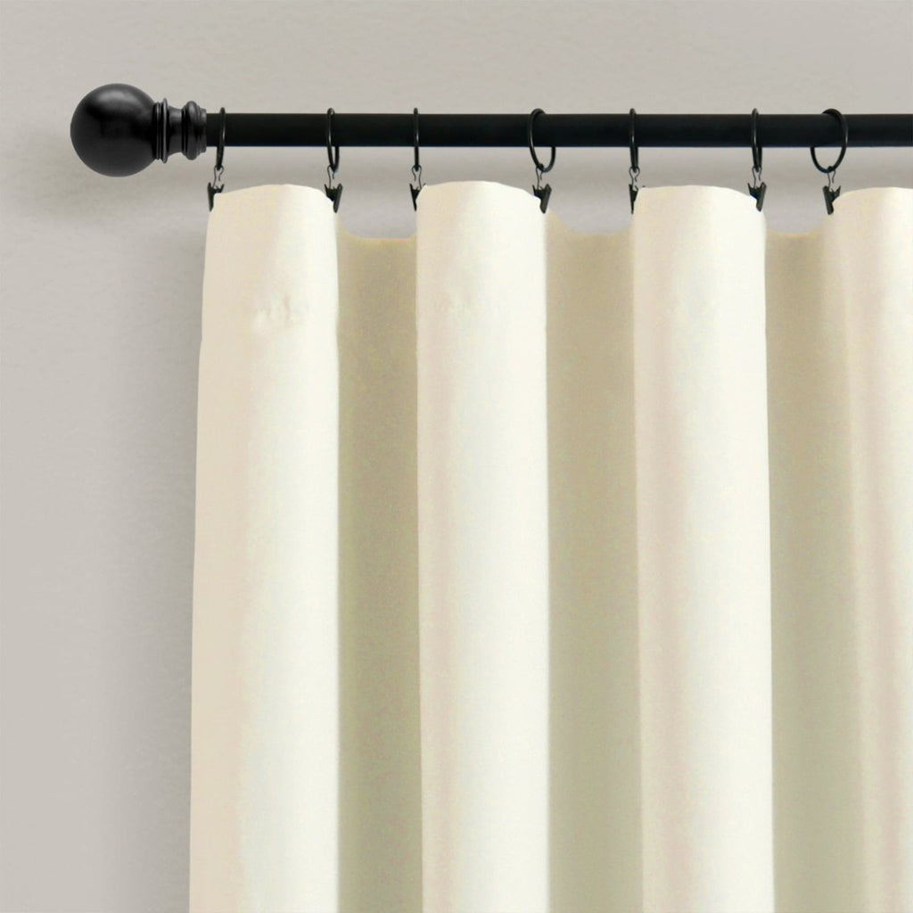 Allison Ruffle 100% Lined Blackout Window Curtain Panel | Lush Decor ...