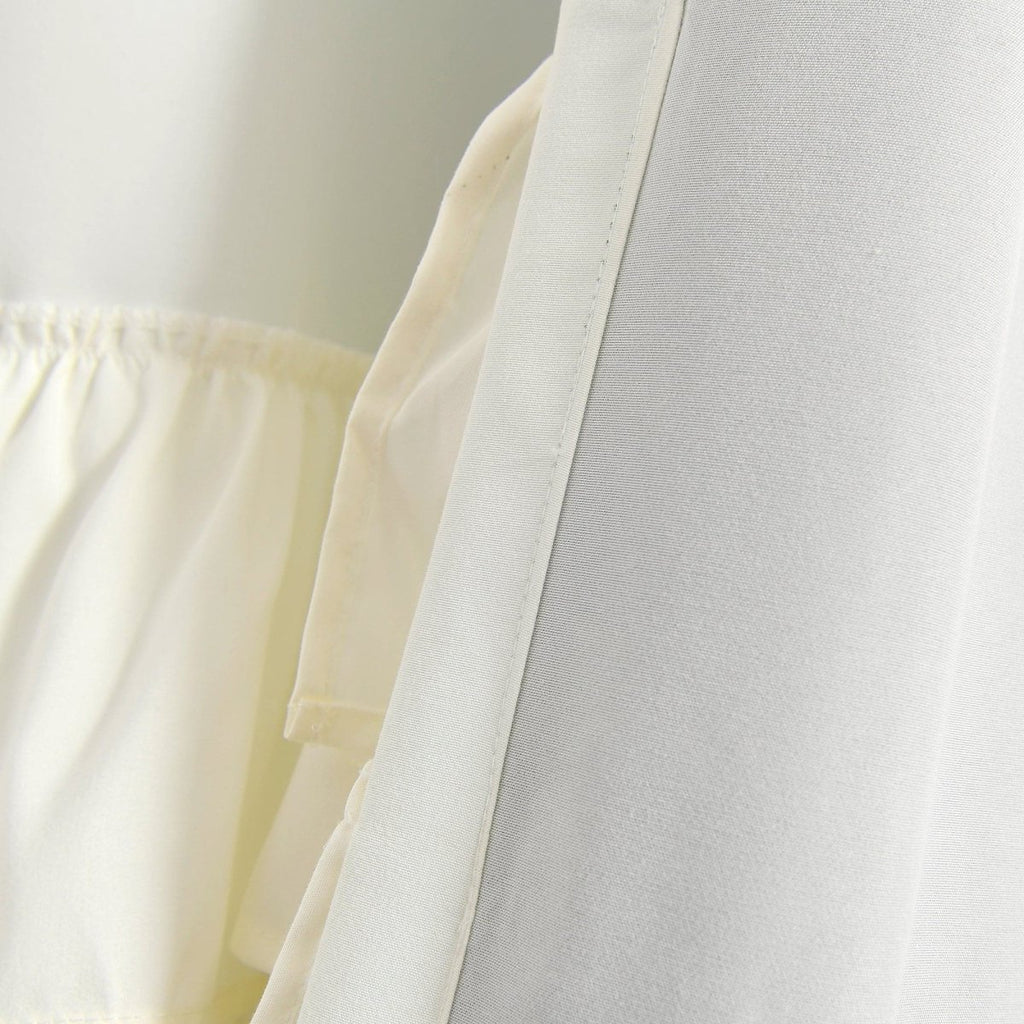 Allison Ruffle 100% Lined Blackout Window Curtain Panel | Lush Decor ...
