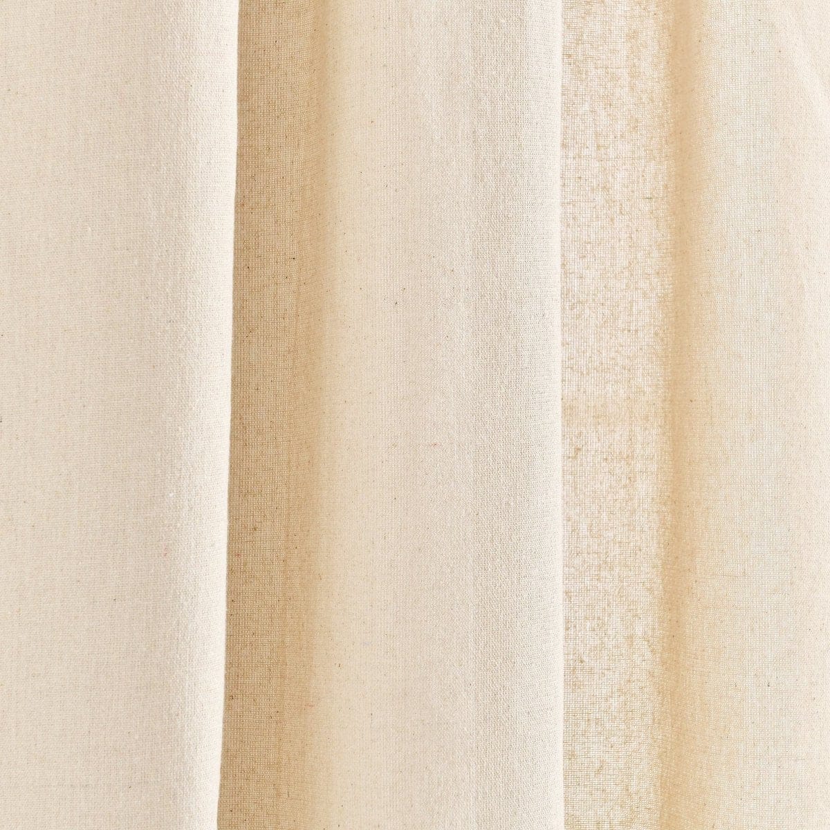 Modern Faux Linen Embroidered Edge With Attached Valance Window Curtain ...