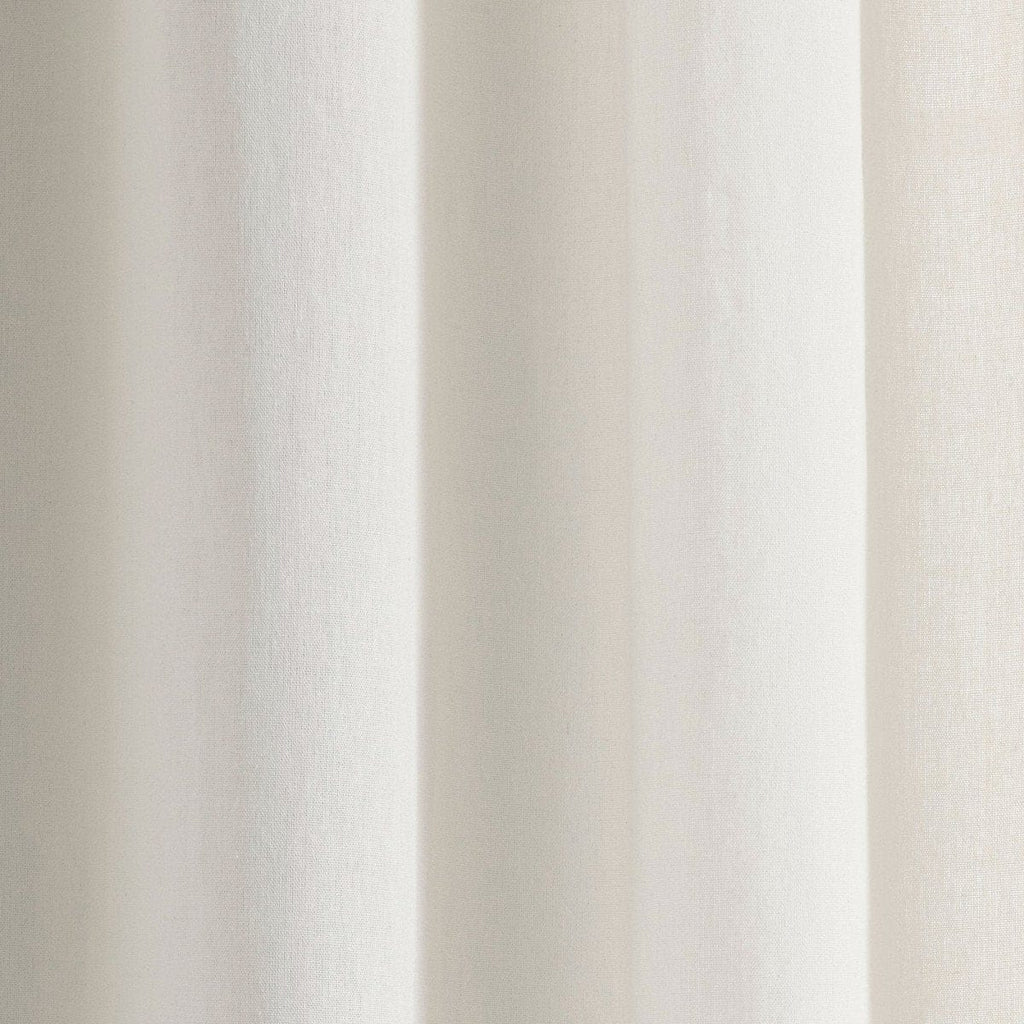 Luxury Modern Flower Faux Linen Embroidery Border Window Curtain Panel ...