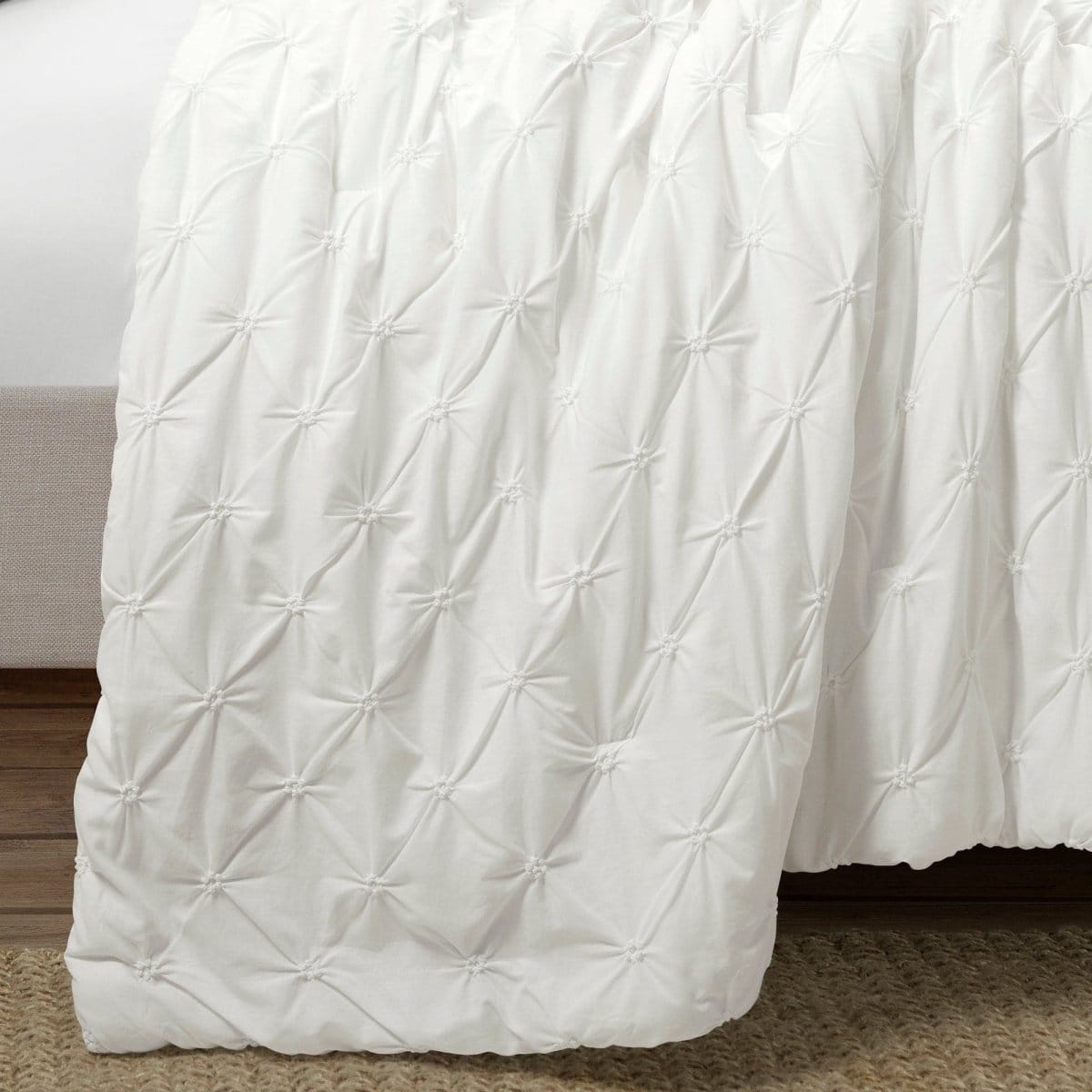Ravello Pintuck Cotton Comforter 3 Piece Set | Lush Decor | www ...