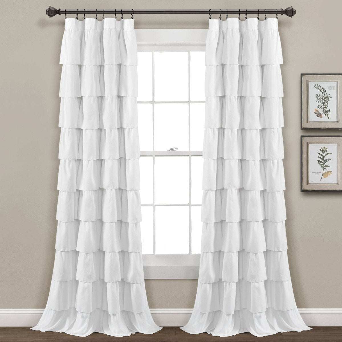 Ruffle Window Curtain Panel | Lush Decor | www.lushdecor.com – LushDecor