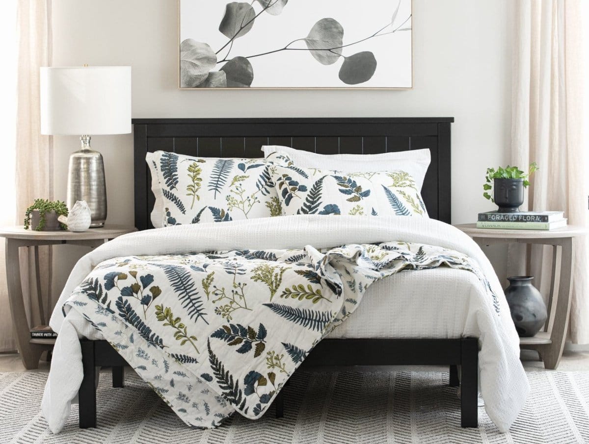 Haniya Solid Waffle Woven Cotton Textured Comforter 3 Piece Set | Lush ...