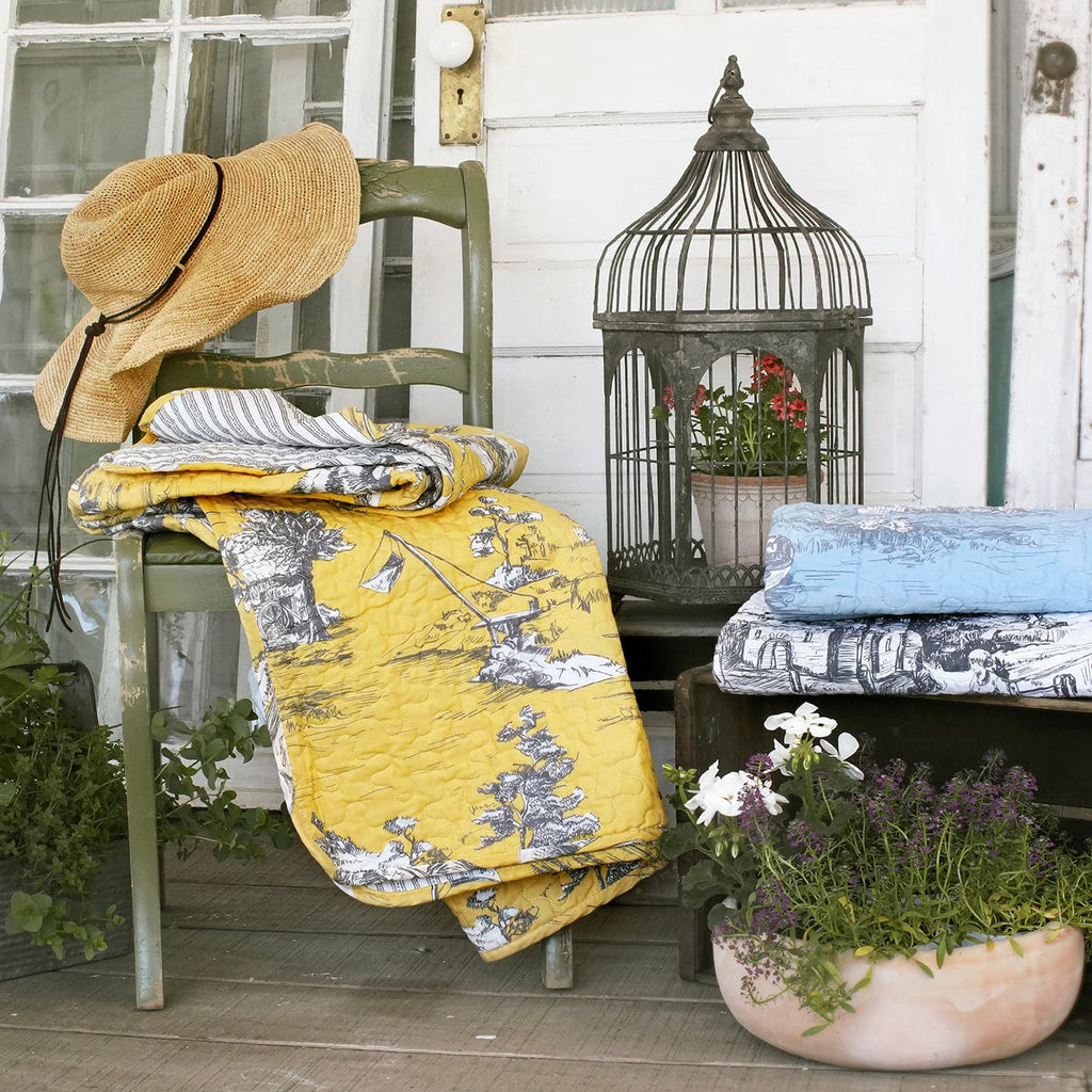 French Country Toile Throw | Lush Decor | www.lushdecor.com – LushDecor